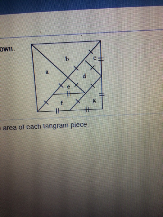 Solved Obtain tangram pieces or build them and cut them out | Chegg.com