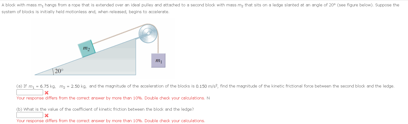 Solved Your response differs from the correct answer by more | Chegg.com