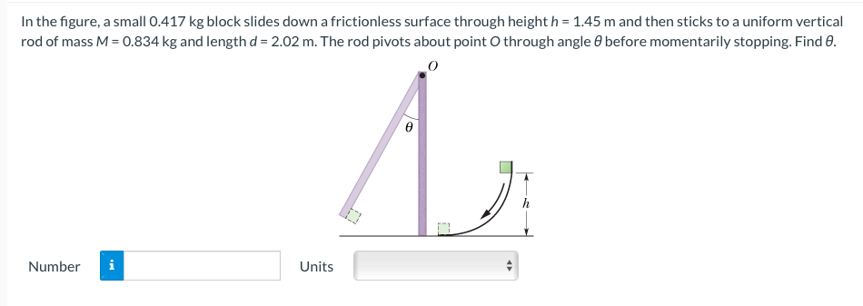 Solved In the figure, a small 0.417 kg block slides down a | Chegg.com