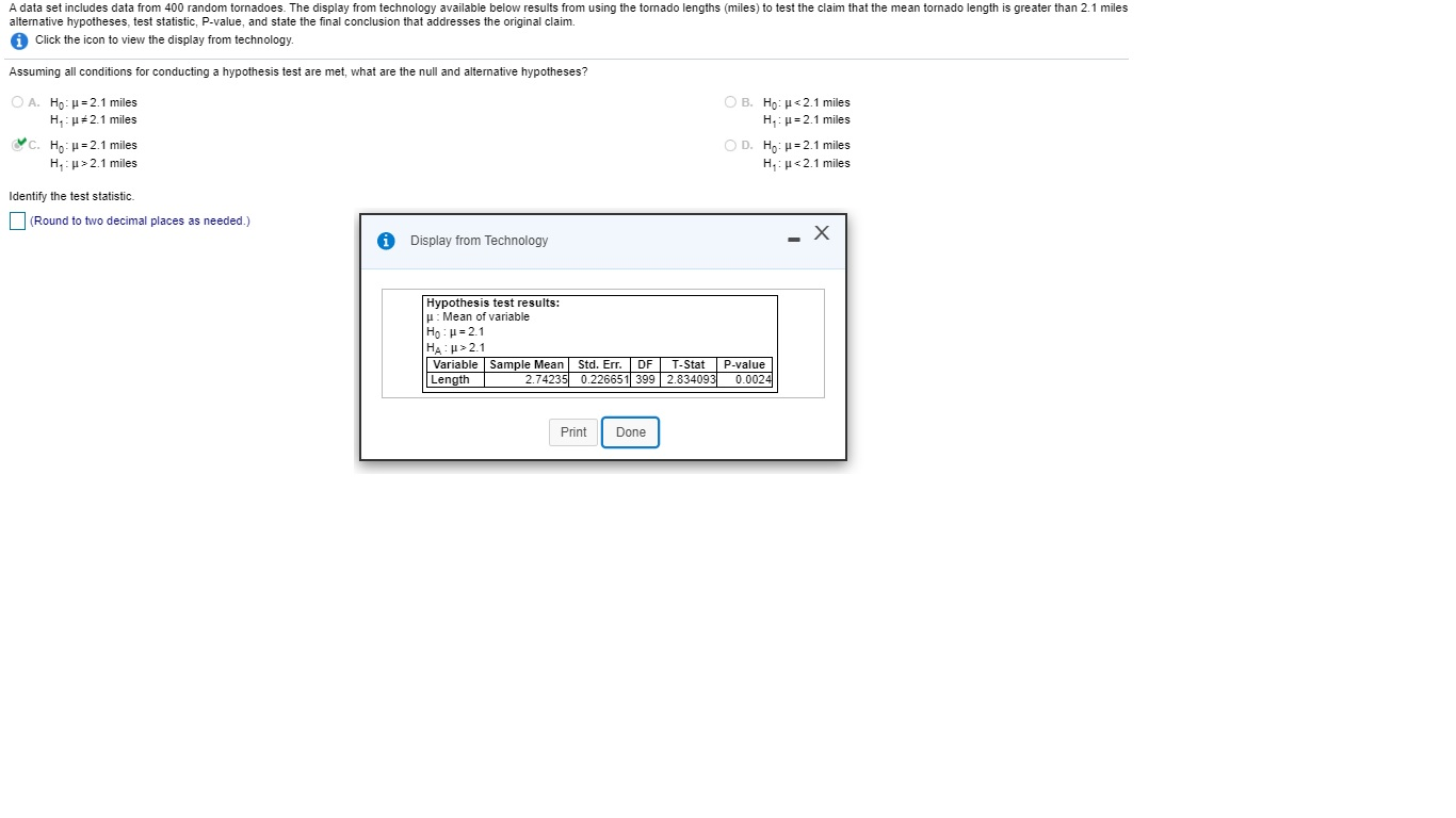 Solved A data set includes data from 400 random tornadoes. | Chegg.com