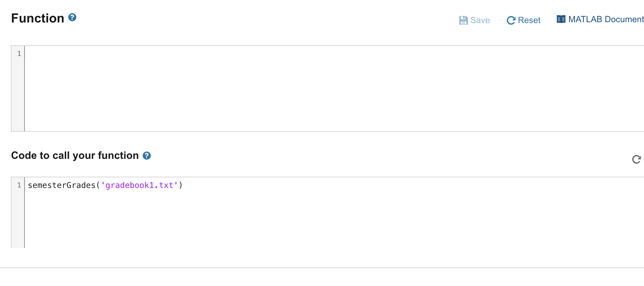 Solved Write a function named semesterGrades that accepts a | Chegg.com