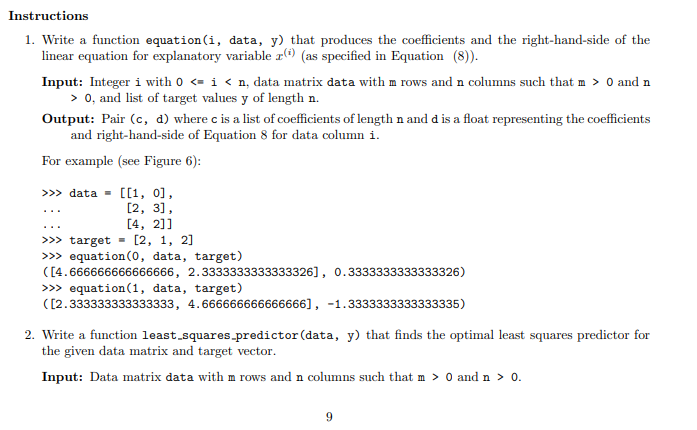 Need Help For Part 2 Task A Do Not Import Numpy To
