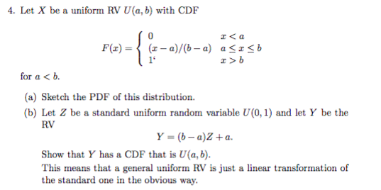 Solved Note: PDF = probability density function, CDF = | Chegg.com