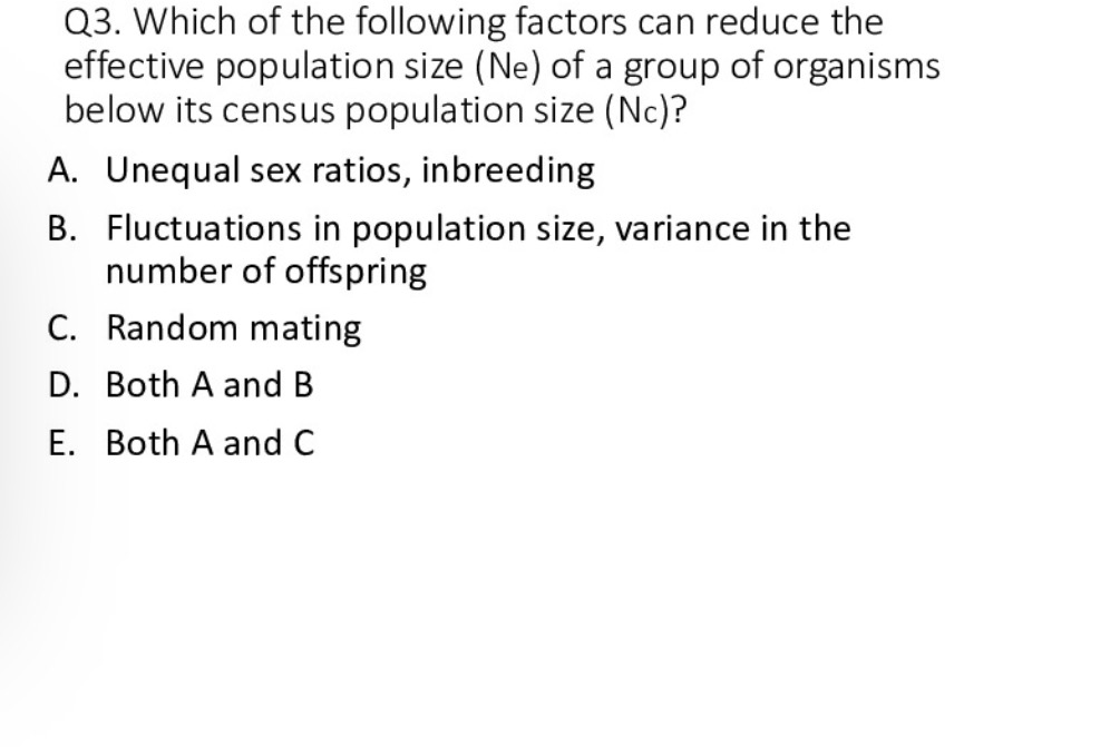 Solved Q3. Which of the following factors can reduce the | Chegg.com
