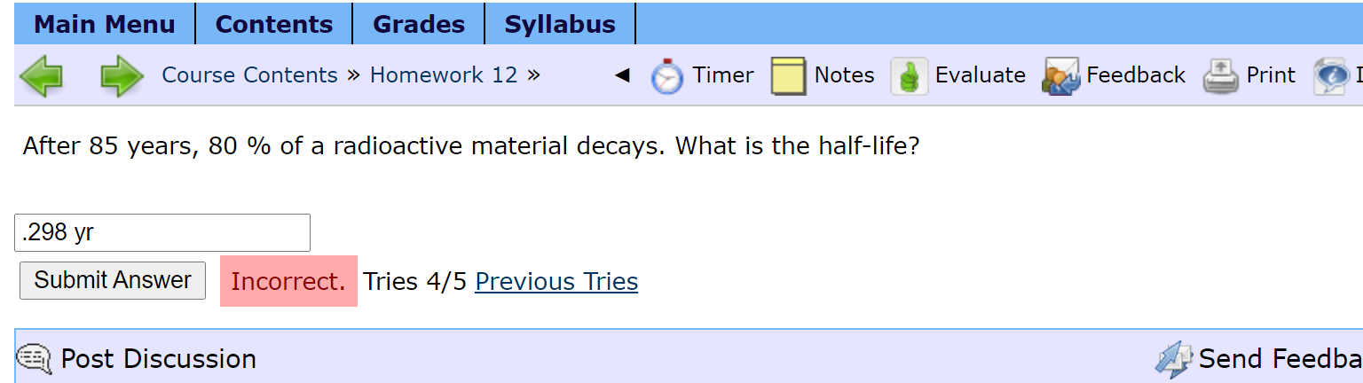 Solved Main Menu Contents Grades Syllabus Course Contents > | Chegg.com