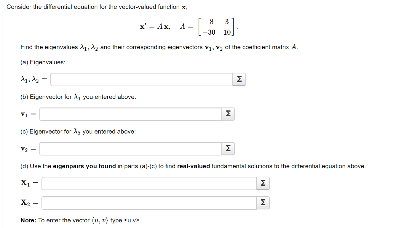 Solved Consider the differential equation for the | Chegg.com