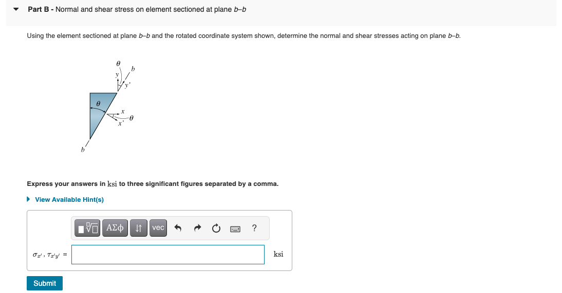 Solved To use fundamental geometric and statics methods to | Chegg.com