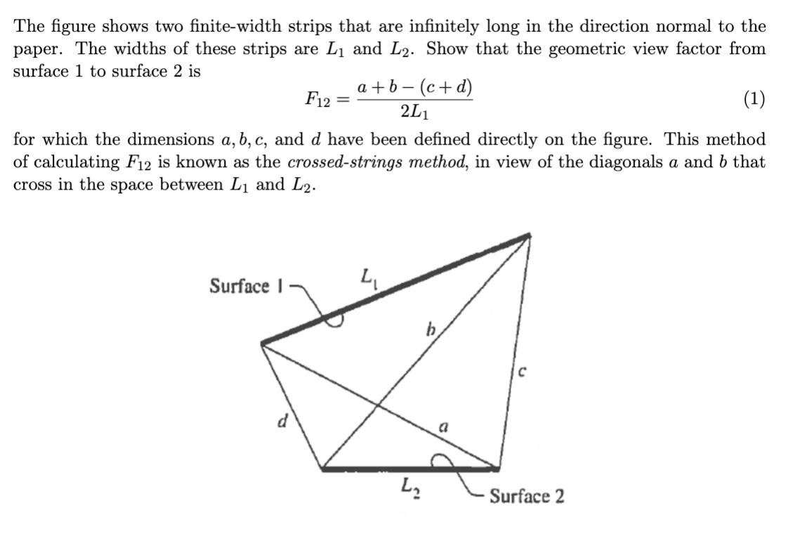 Solved The figure shows two finite-width strips that are | Chegg.com