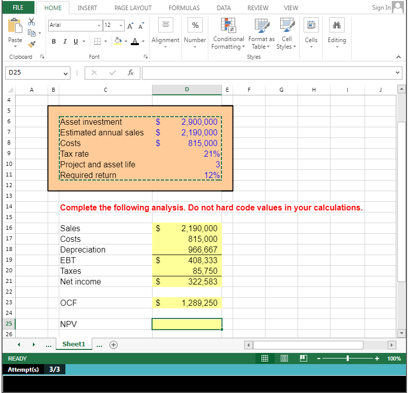 Solved Quad Enterprises is considering a new three-year | Chegg.com