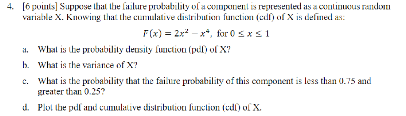 Solved To find the density of the function, would it also be | Chegg.com