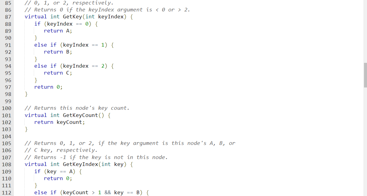 Solved In this lab, the Tree234 class is extended to support | Chegg.com