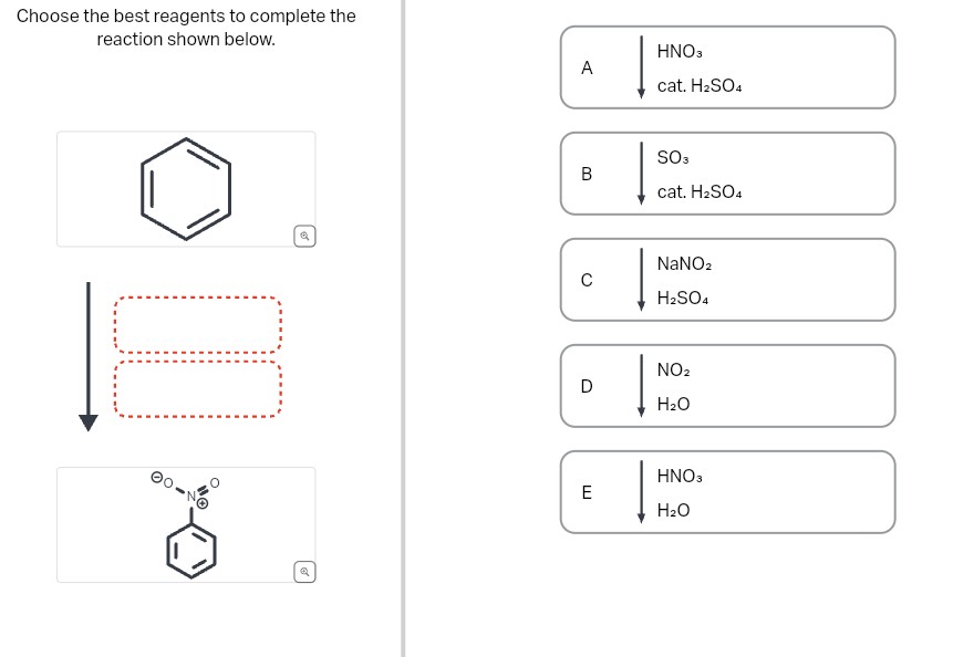 Solved Choose The Best Reagents To Complete The Reaction