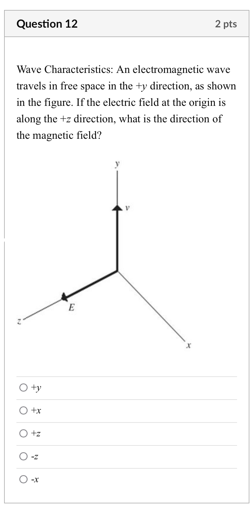 Solved Wave Characteristics: An electromagnetic wave travels | Chegg.com