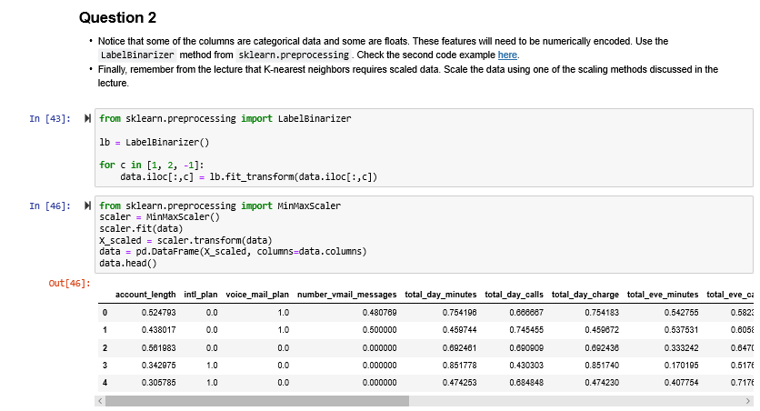 I am using the Anaconda Jupiter software for this | Chegg.com