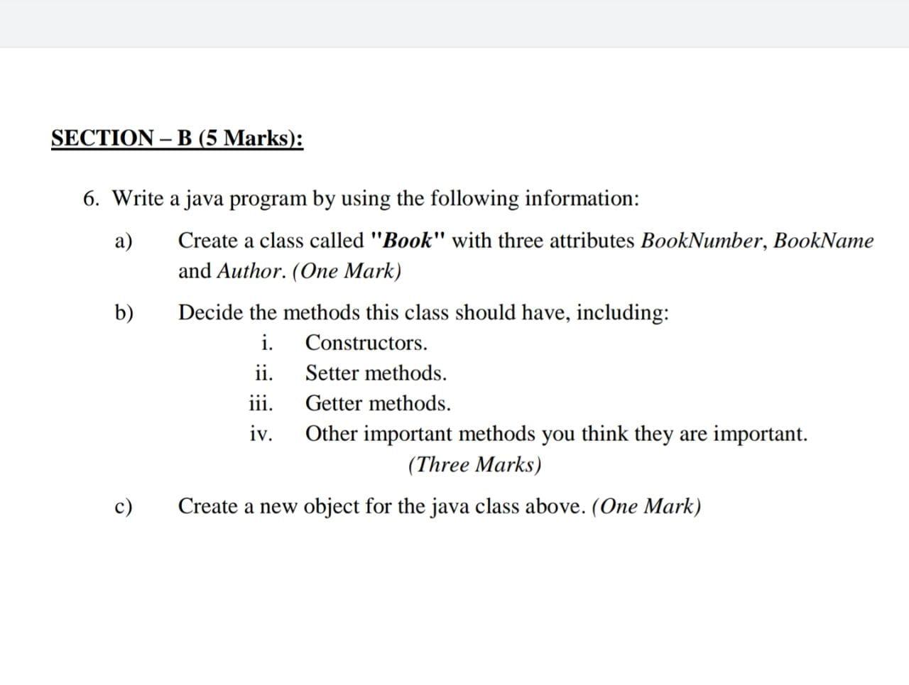 Solved 6 Write A Java Program By Using The Following 4244