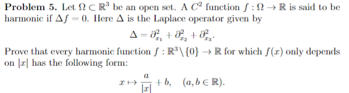 Solved Problem 5. Let S CR’ be an open set. A C2 function f | Chegg.com