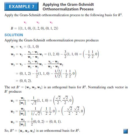 Solved Applying the Gram-Schmidt Orthonormalization Process | Chegg.com