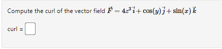 Solved Compute the curl of the vector field | Chegg.com
