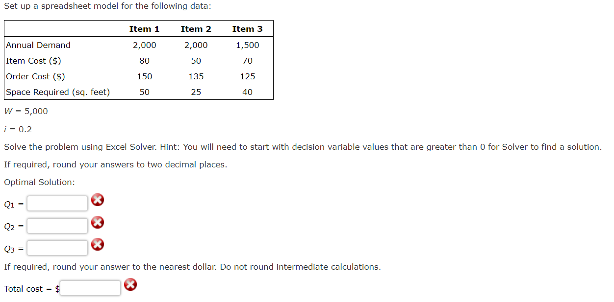 Solved The Economic Order Quantity Eoq Model Is A 