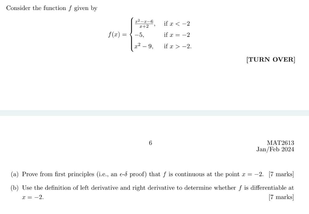Solved Consider the function f ﻿given | Chegg.com