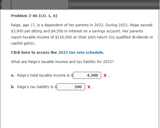 Solved 2023 Tax Rate Schedules | Chegg.com