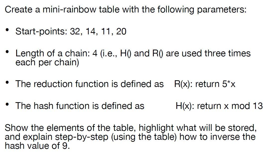 Hash Rainbow Table Explained | Cabinets Matttroy