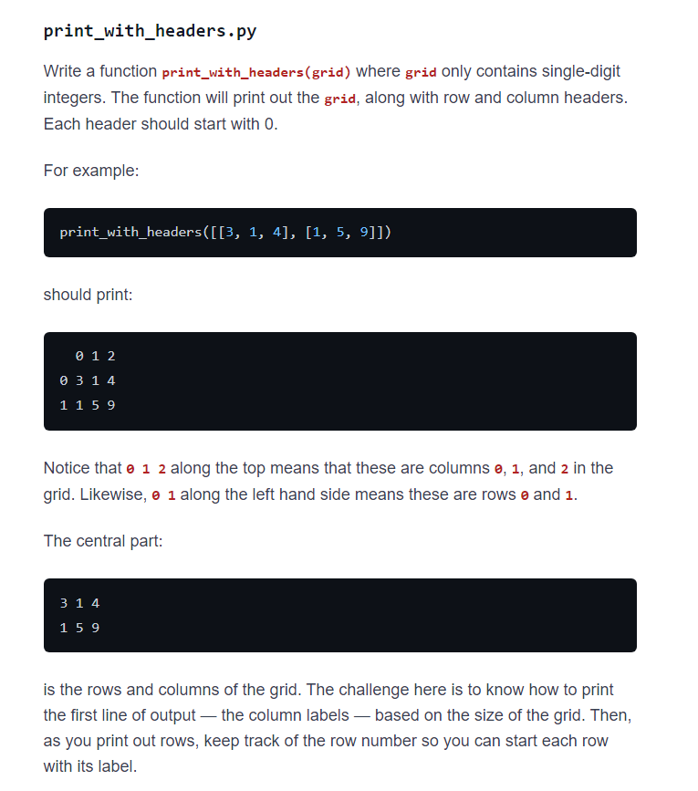 Solved transform_grid.py Write a function | Chegg.com