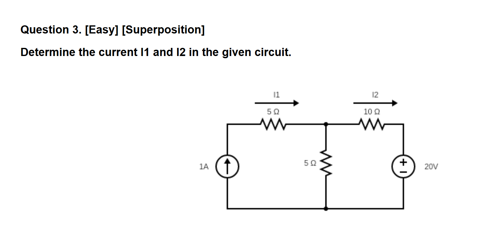 Solved Question 3. [Easy] [Superposition]Determine the | Chegg.com