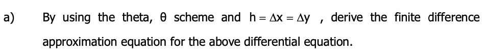 Solved Consider the two-dimensional convection-diffusion | Chegg.com