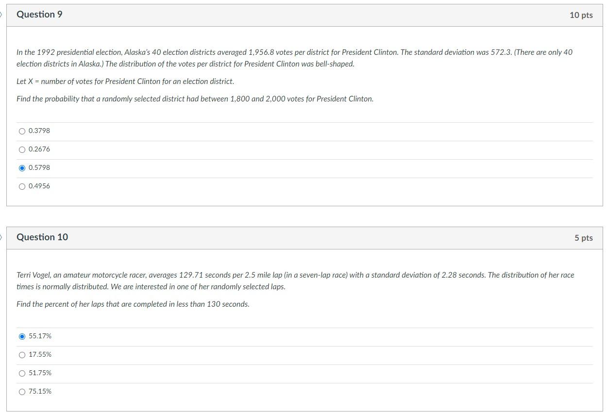 Solved In the 1992 presidential election, Alaska's 40 | Chegg.com