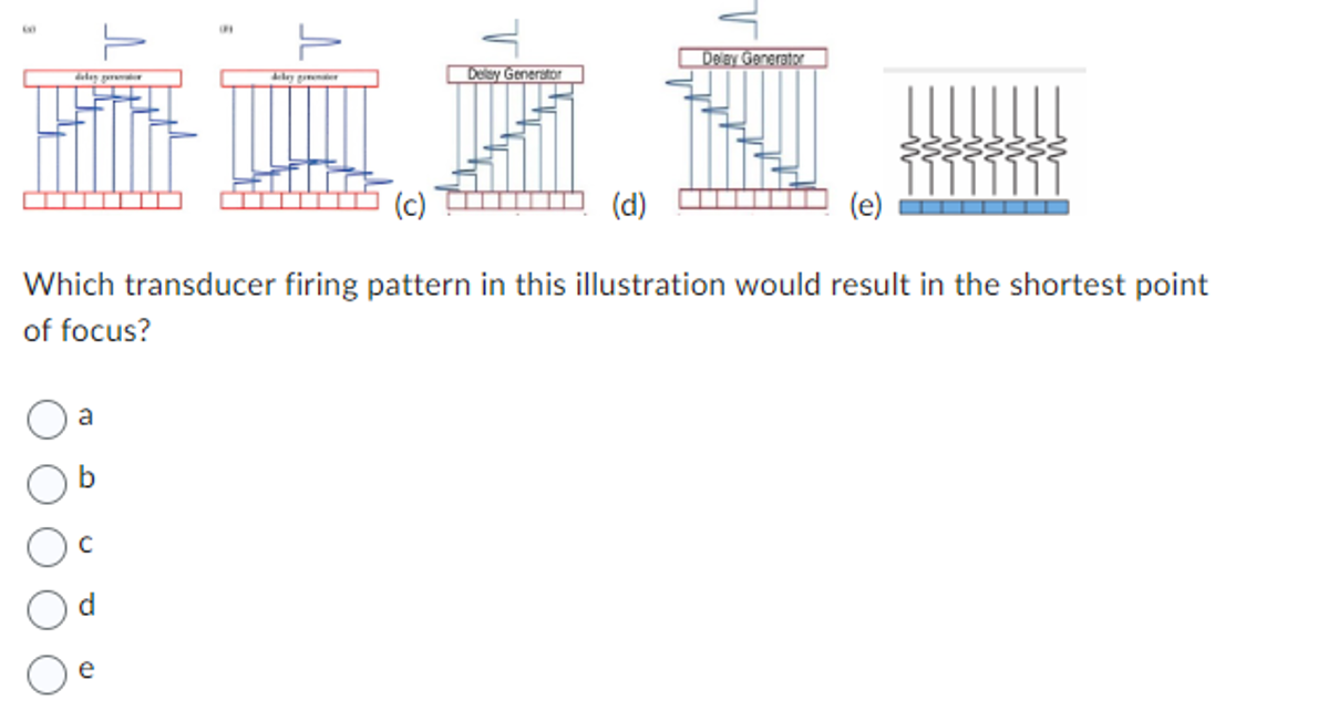 Solved Which transducer firing pattern in this | Chegg.com