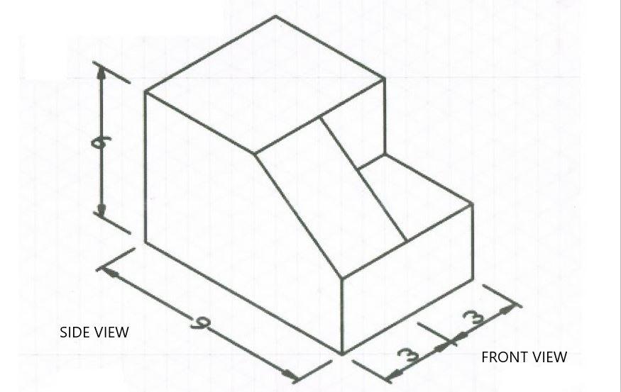 Solved 1 SIDE VIEW FRONT VIEW 3ܢ ܠܐܛ 2 | Chegg.com