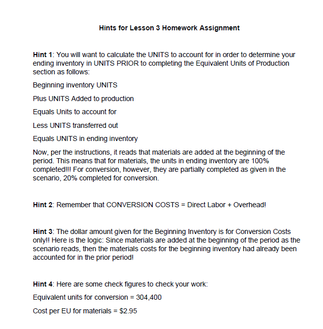 Solved Hints For Lesson 3 Homework Assignment Hint 1 You