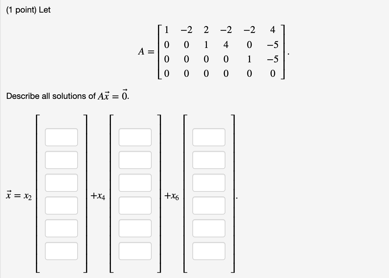 Solved Linear Algebra | Chegg.com