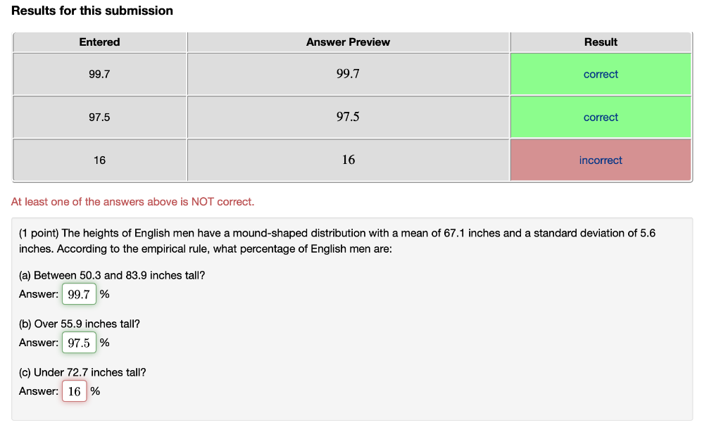 Solved Results for this submission Entered Answer Preview | Chegg.com