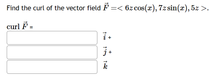 Solved Find the curl of the vector field | Chegg.com