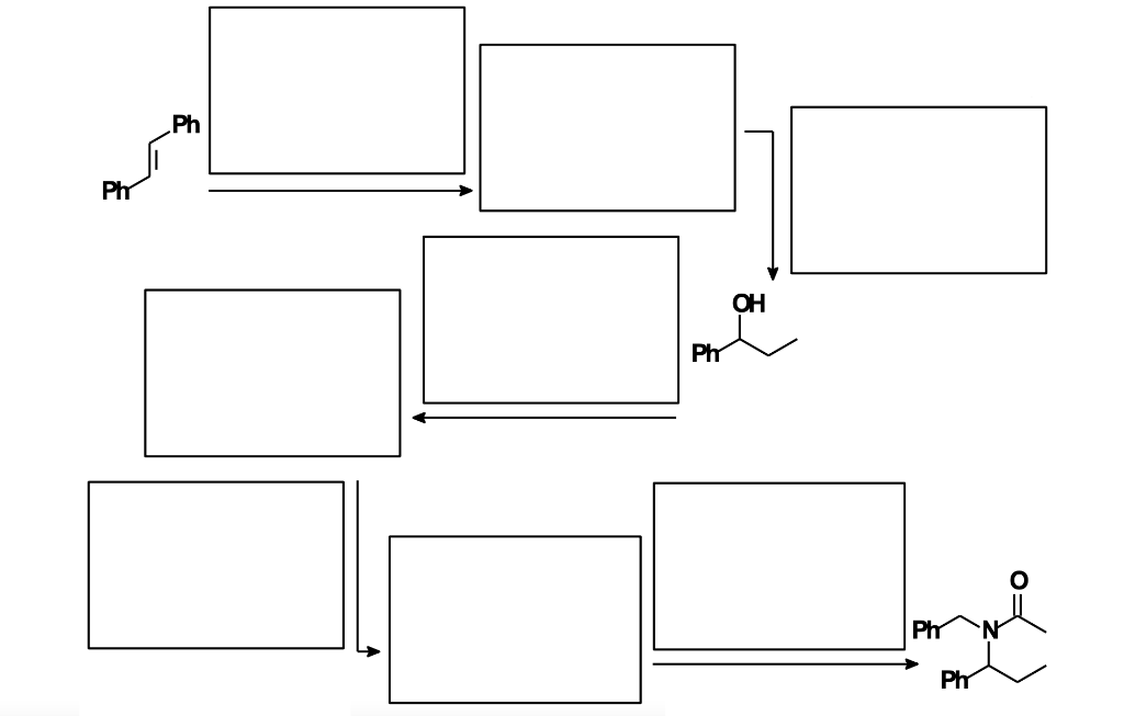 Solved Fill the boxes with the correct compounds. | Chegg.com