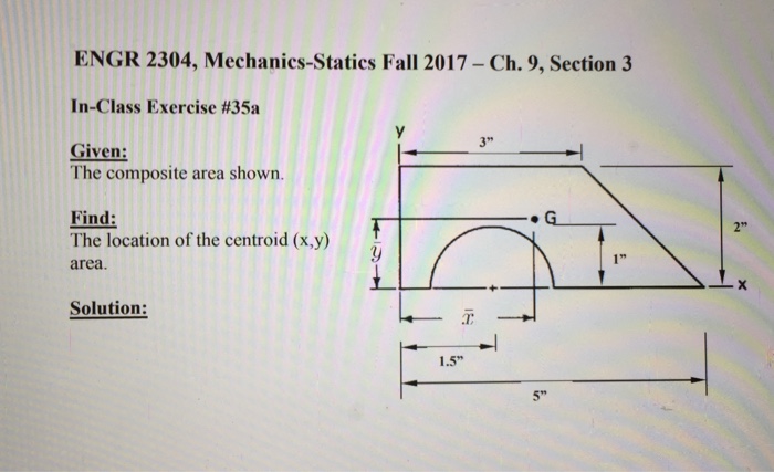 Solved ENGR 2304, Mechanics-Statics Fall 2017-Ch. 9, Section | Chegg.com