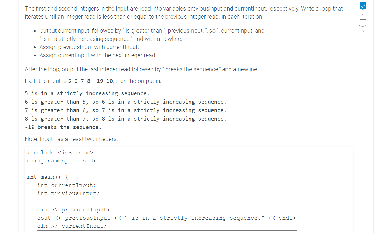 Solved The first and second integers in the input are read | Chegg.com