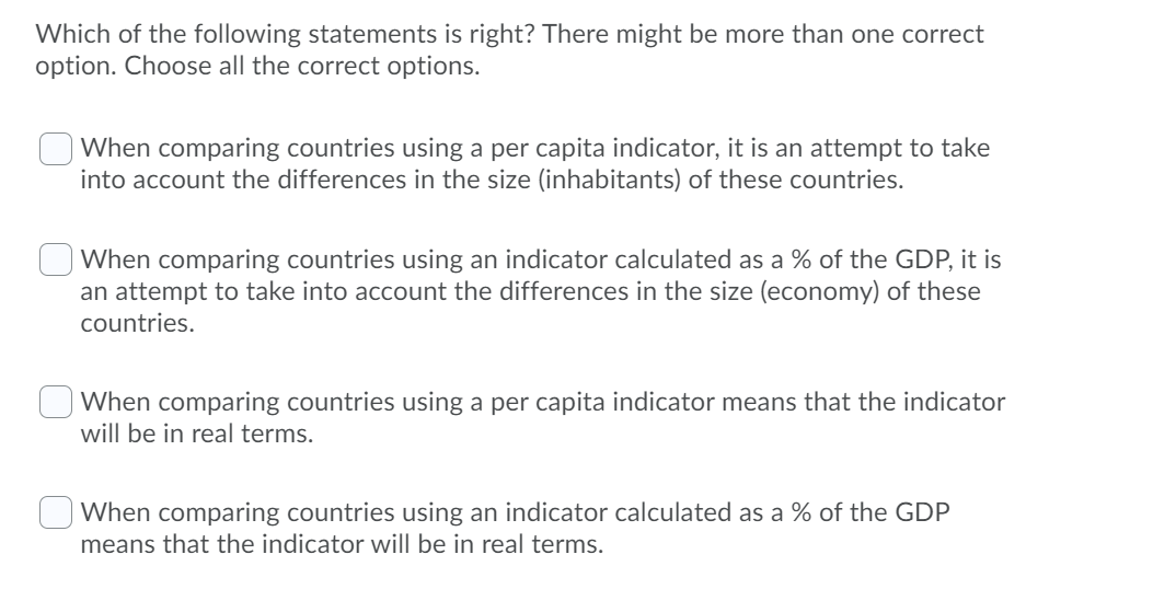 Solved Which of the following statements is right? There | Chegg.com