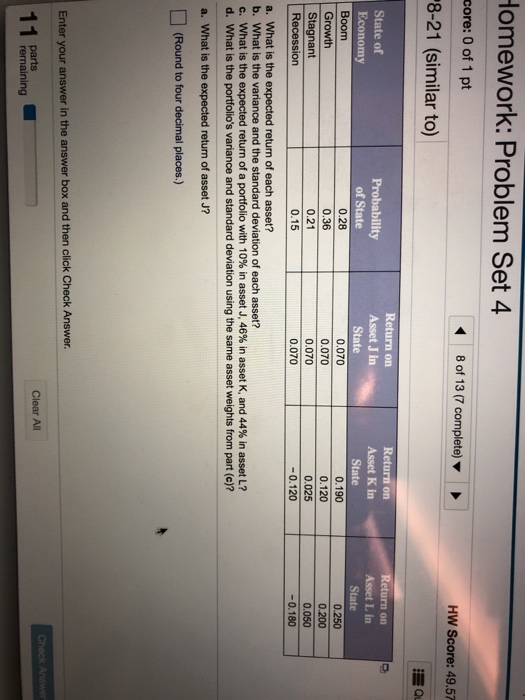 Solved Omework Problem Set 4 Core 0 Of 1 Pt 8 21 Similar