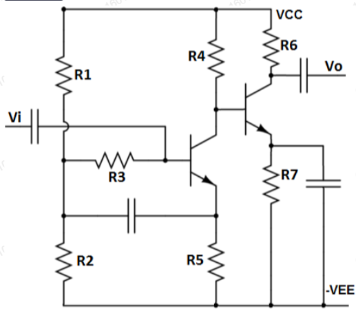 In the circuit in the figure, hfe=hE=75, BE=0,6V, | Chegg.com