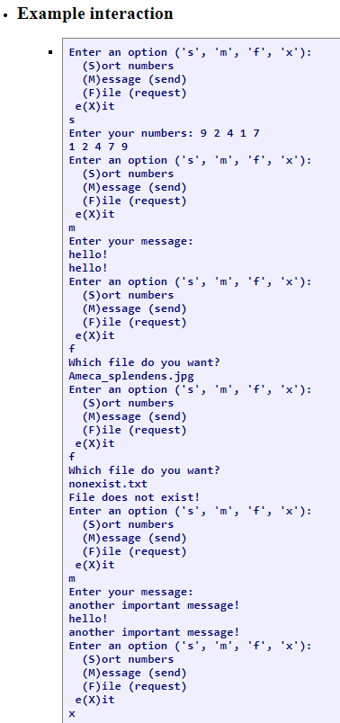 Solved FunctionalityYou are to create an RPC client and an | Chegg.com