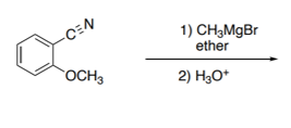 Solved 1) CH3MgBr ether OCH3 2) H30* | Chegg.com