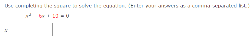 Solved Use completing the square to solve the equation. | Chegg.com