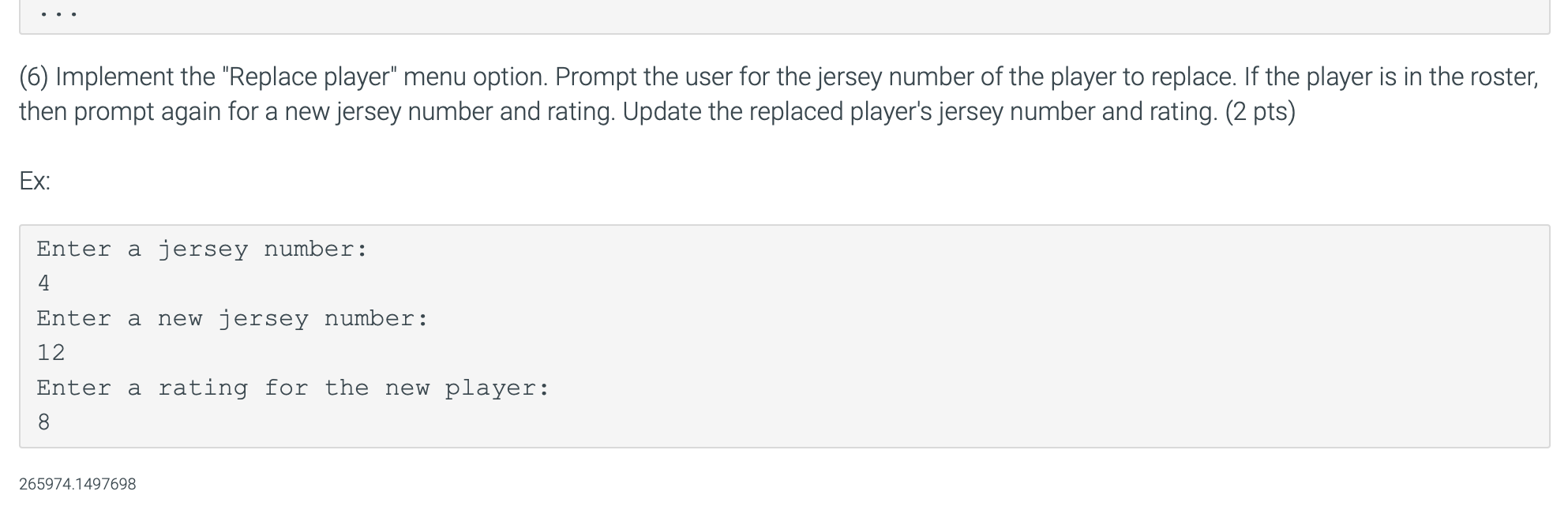 Solved: 5.22 LAB*: Program: Soccer Team Roster This Progra... | Chegg.com