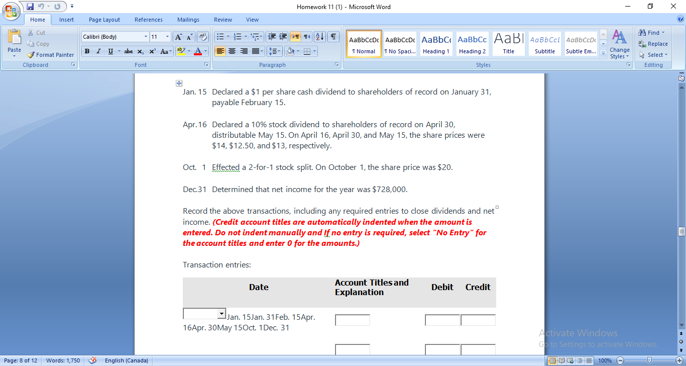 Solved Con D90 - Homework 11 (1) - Microsoft Word - X Home | Chegg.com