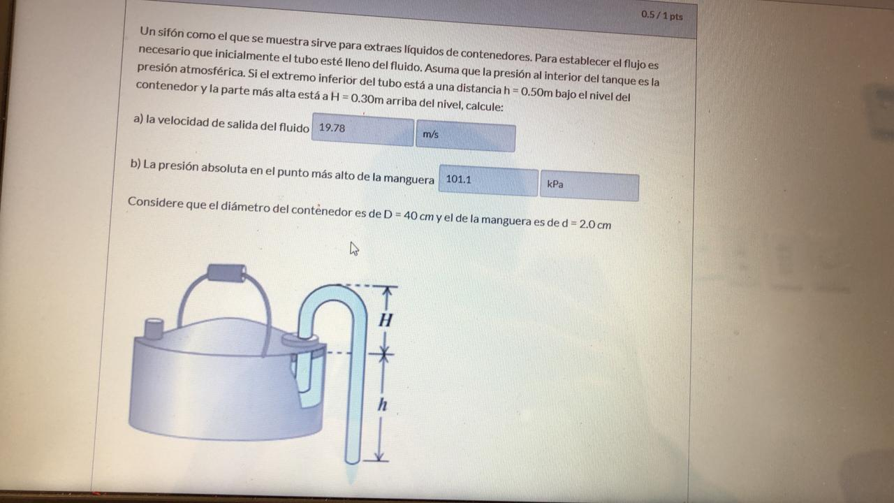 A siphon like the one shown is used for extracting | Chegg.com
