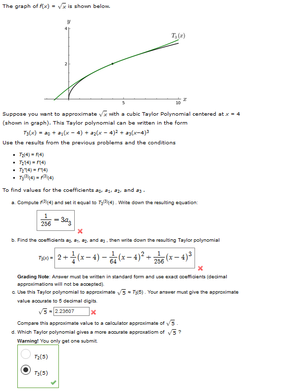 Solved The graph of fix) Vx is shown below. T, (z) 10 | Chegg.com