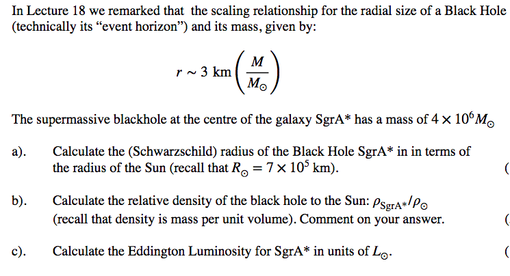 Solved In Lecture 18 we remarked that the scaling | Chegg.com